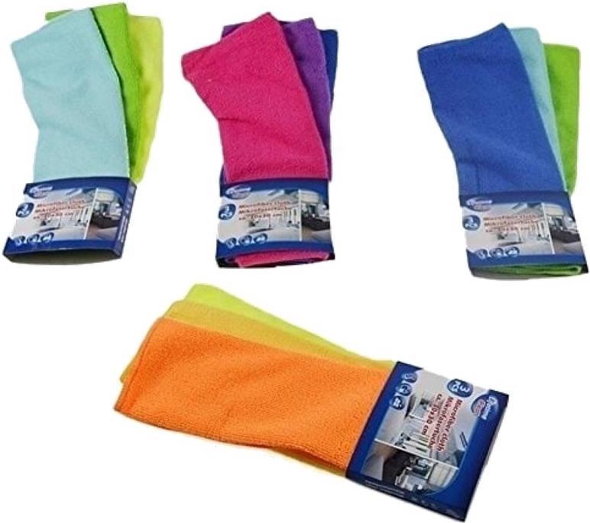 Lot de 3 microfibres - 18622