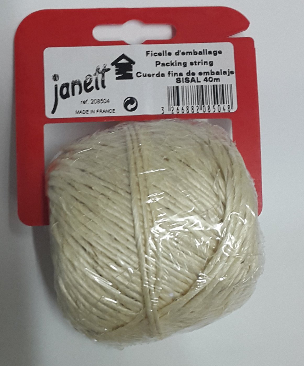Ficelle d'emballage sisal 40 m. - 8394