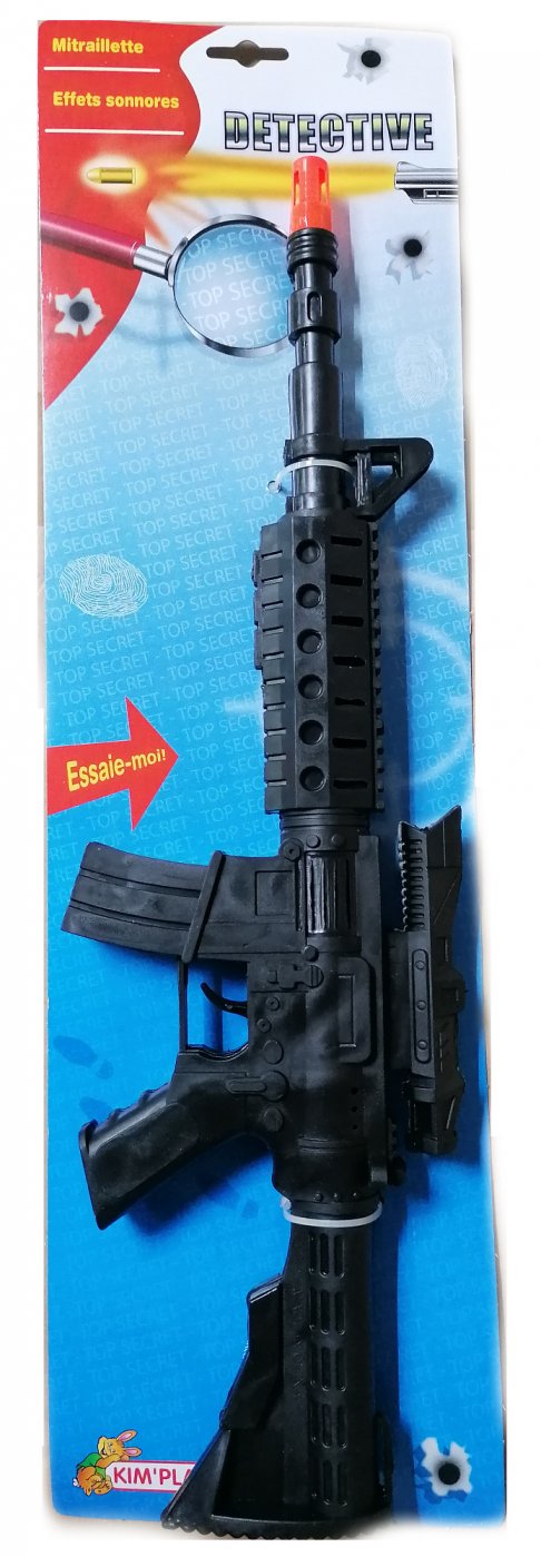 Mitraillette sonore 45 cm - 18587